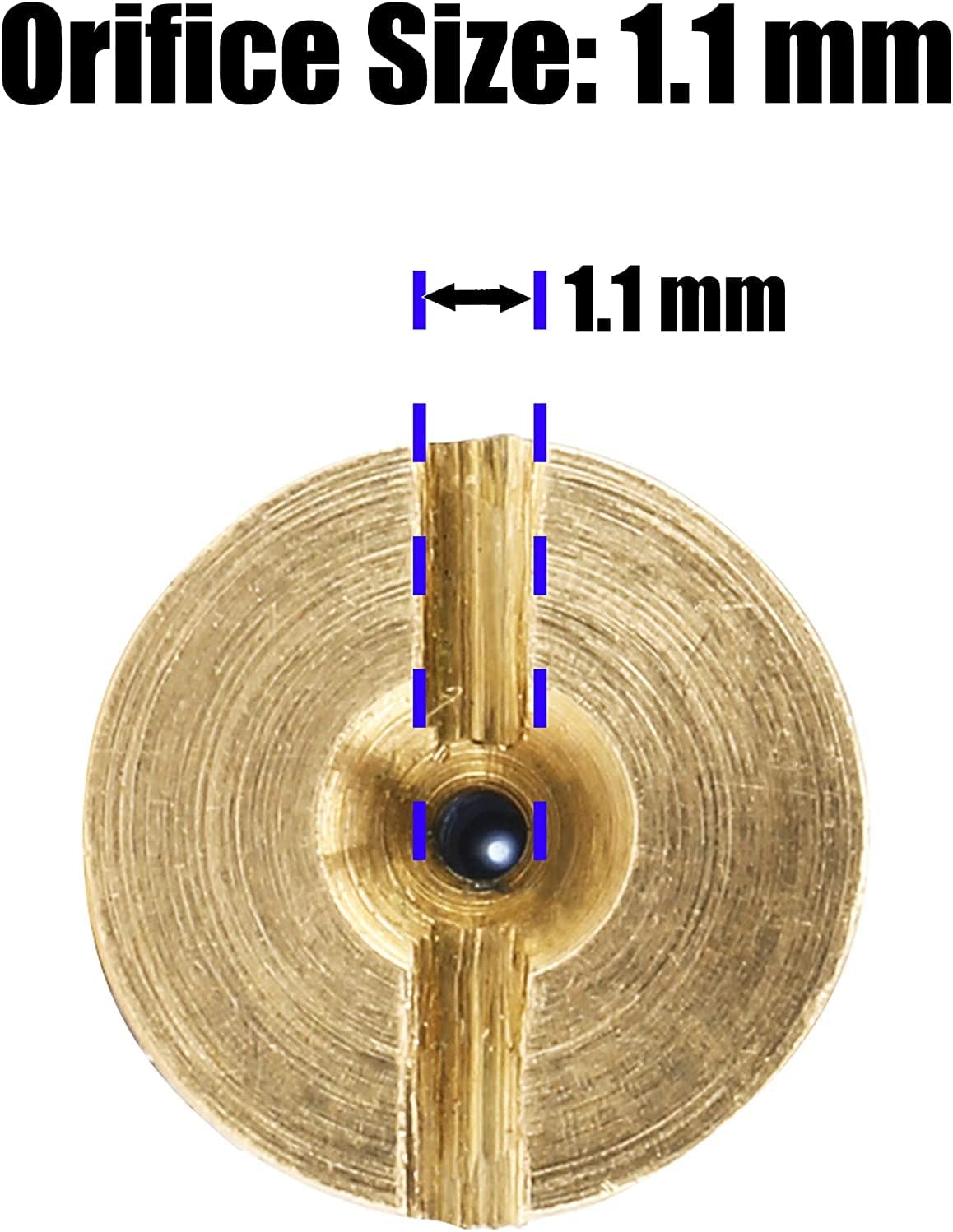 1.1 mm Foam Cannon Orifice Nozzle, Universal Thread Tips for Snow Foam ...