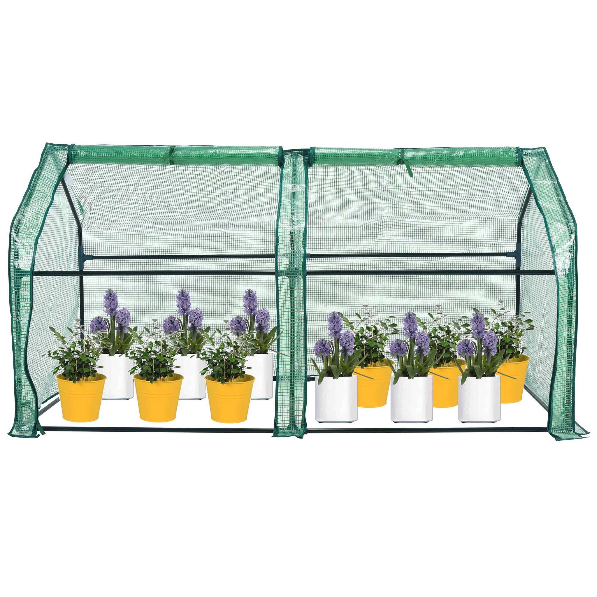 SUNGIFT Mini Greenhouse for Outdoors, Portable Hot House, Large Roll-u ...