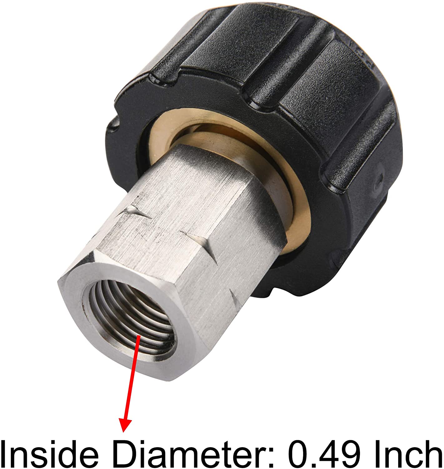 Replacement Coupler, Female M22 14 & 15mm to Female 1/4" NPT – PWaccs